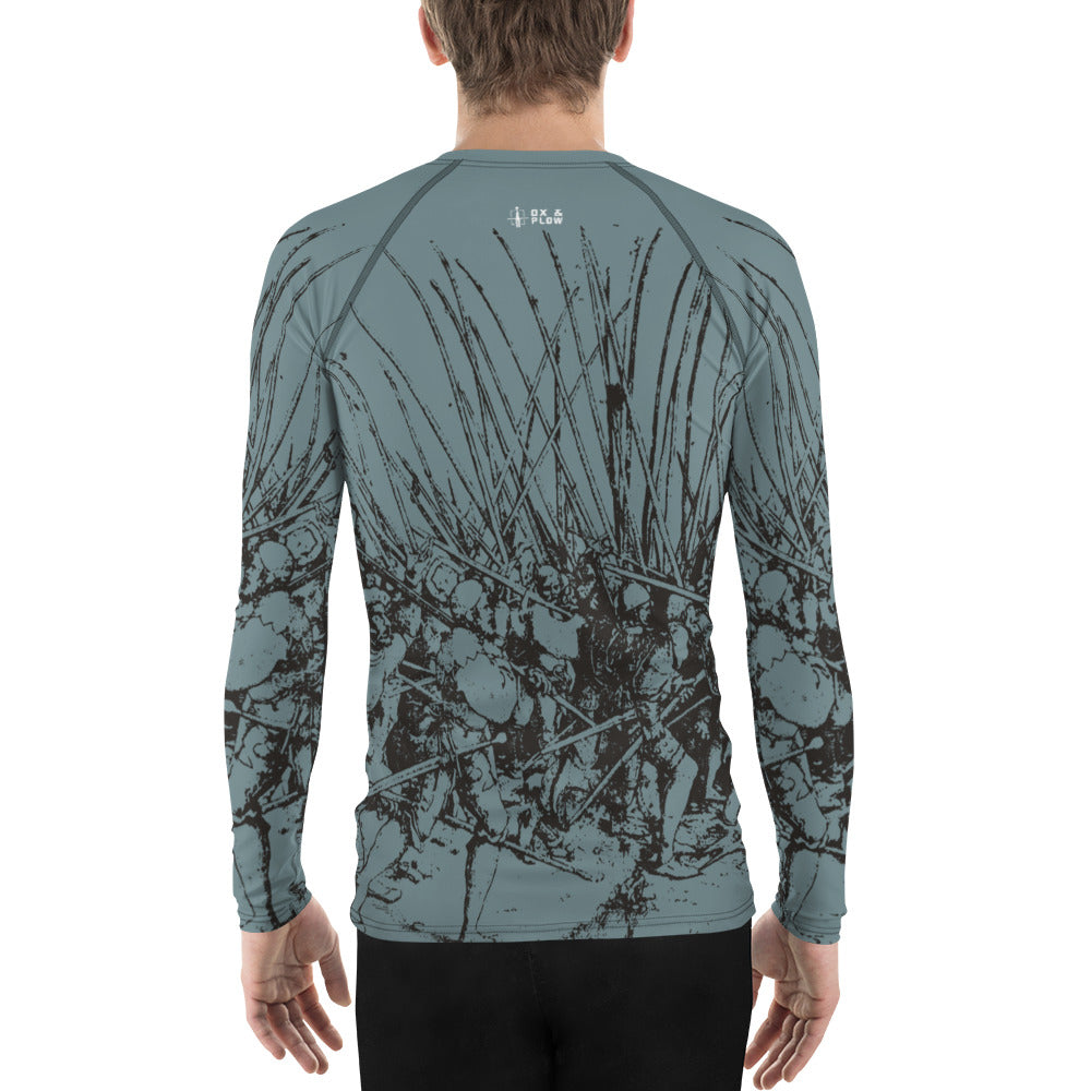 Gothic Blue Bad War Men's Rash Guard – Ox and Plow