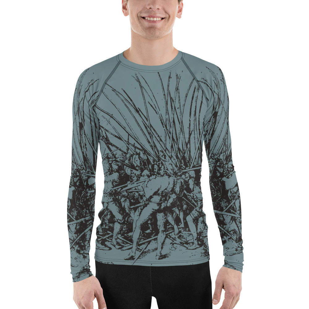 Gothic Blue Bad War Men's Rash Guard – Ox and Plow