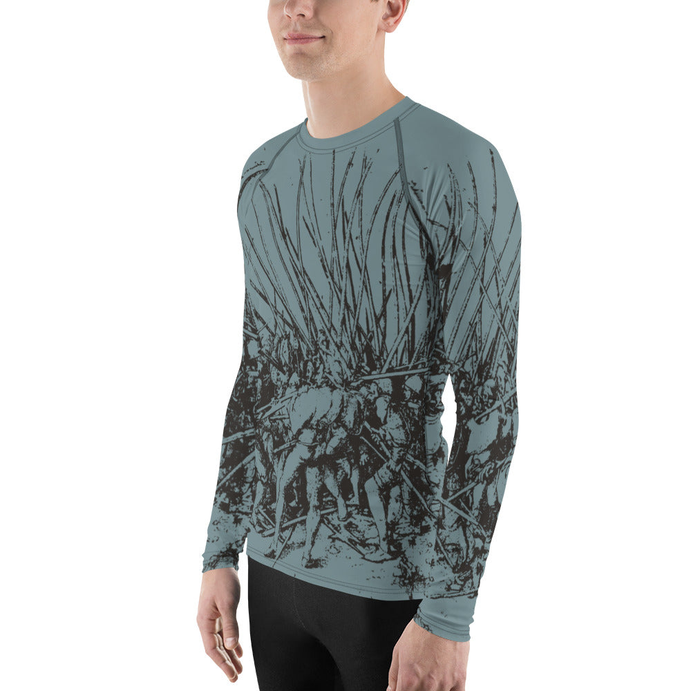 Gothic Blue Bad War Men's Rash Guard – Ox and Plow